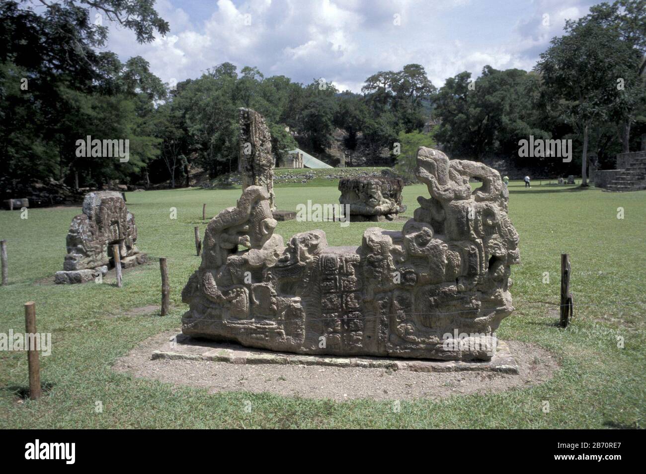 Copan, Honduras 1998: Mayan ruins at Santa Rosa de Copan near ...