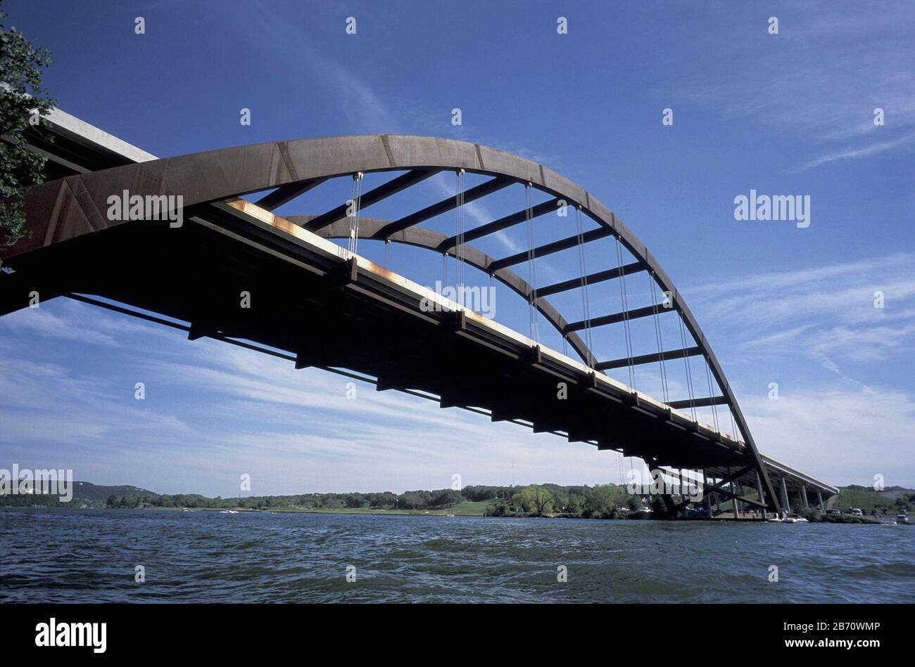 Austin, TX September 9, 2007: The Pennybacker Bridge, commonly known as ...