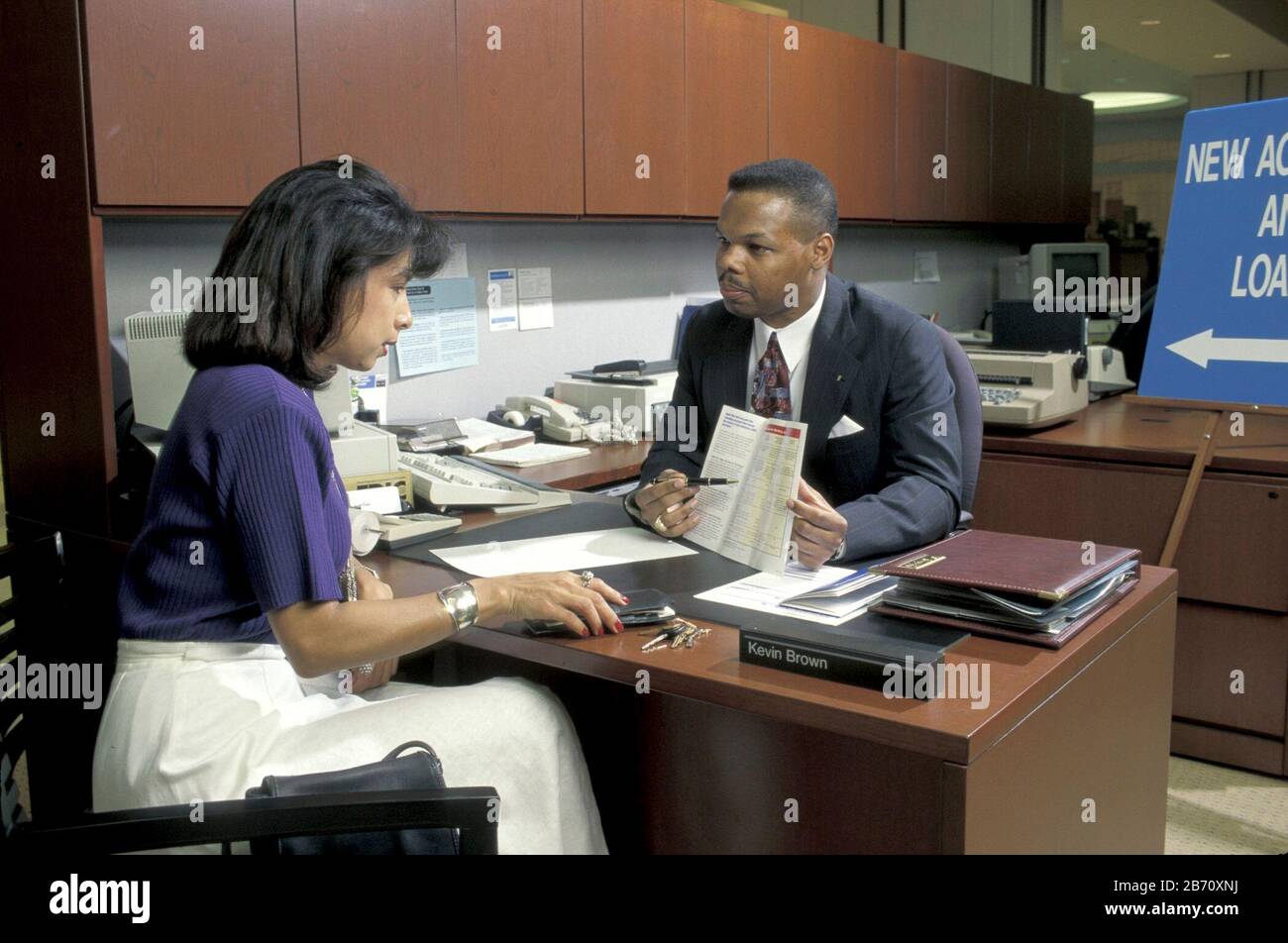 Taking out a bank loan hi-res stock photography and images - Alamy