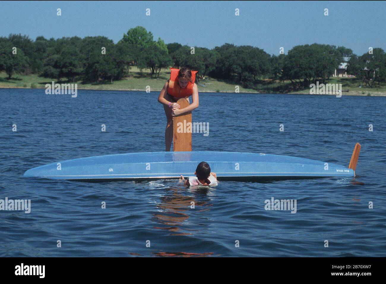 Sunfish Sailboat Capsize