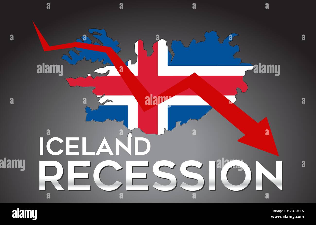 Map of iceland Stock Vector Images - Alamy