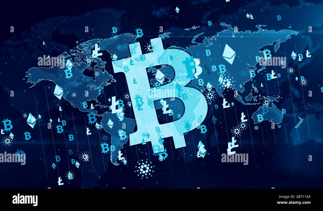 Cryptocurrency symbols hi-res stock photography and images - Alamy