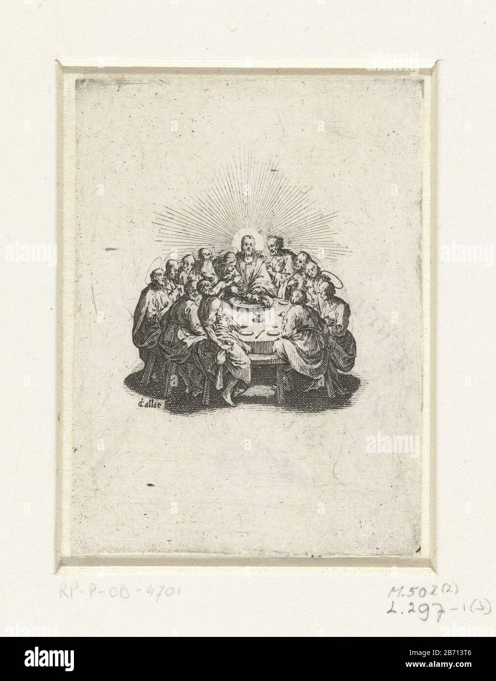 Laatste Avondmaal De vier maaltijden (serietitel) Christ sits with his ...