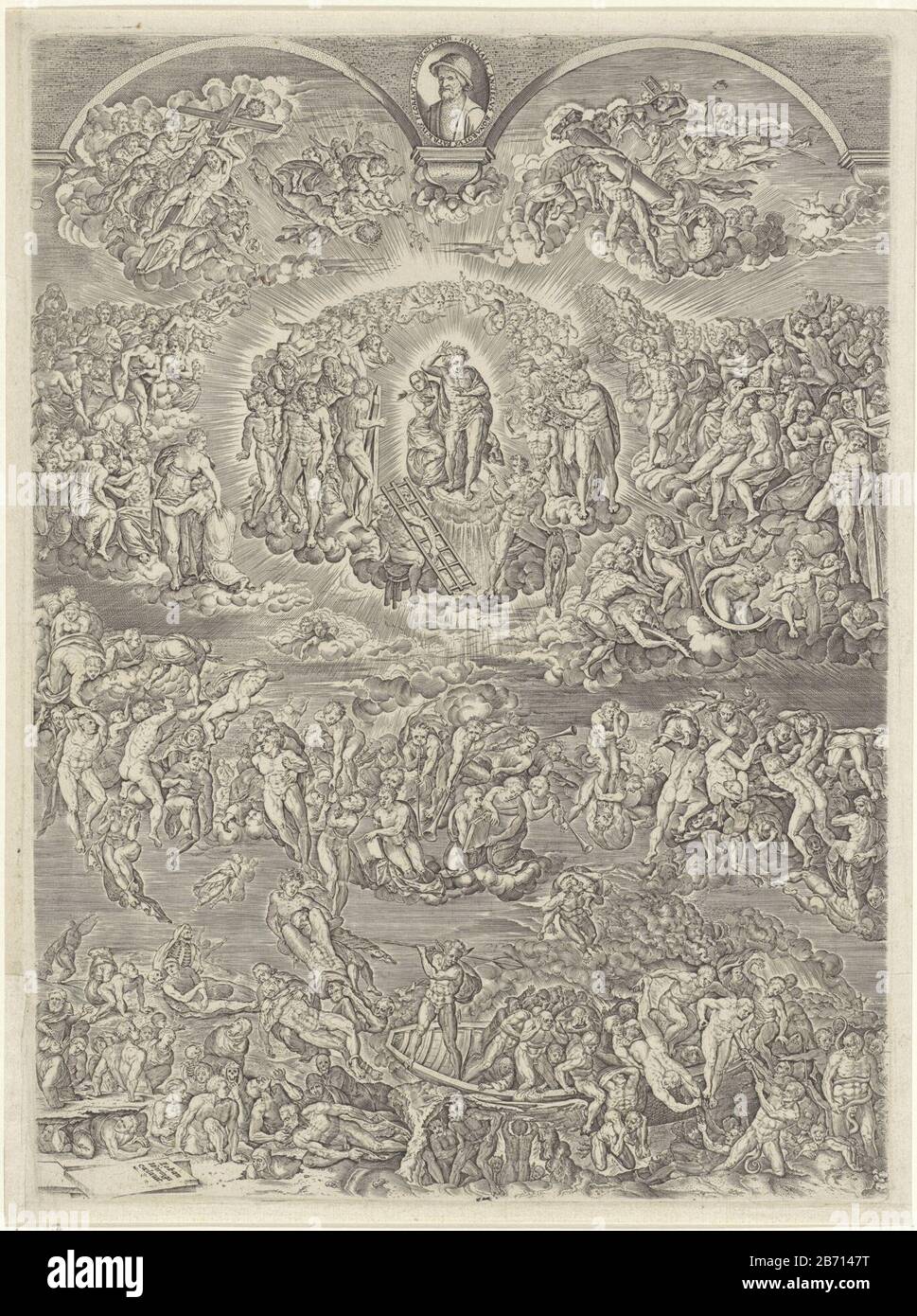 Sistine chapel michelangelo charon hi-res stock photography and images ...