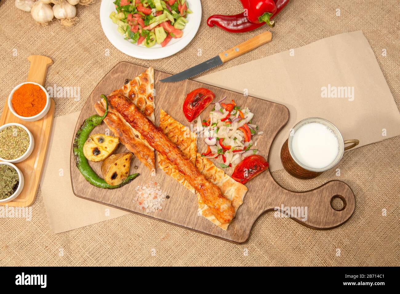 Kebab from turkish cuisine Stock Photo - Alamy