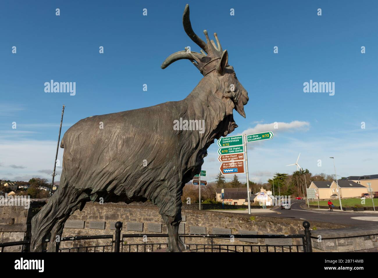 King Puck bronze statue by Alan Ryan Hall in Killorglin, County Kerry ...