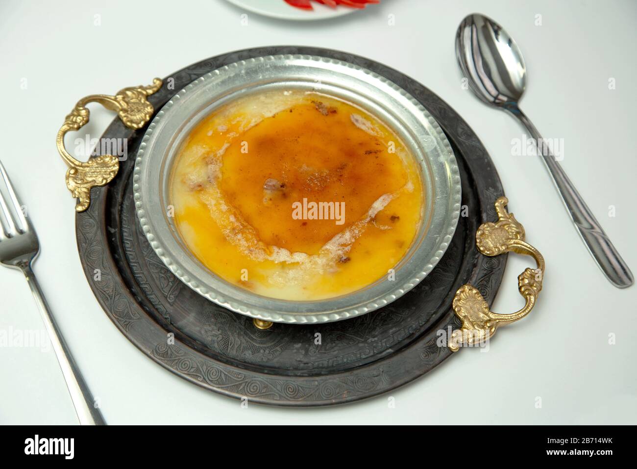 Food called kelle paca from turkish cuisine Stock Photo - Alamy