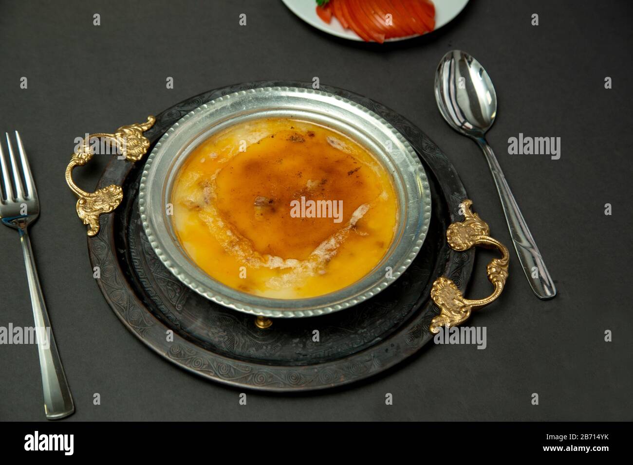 Food called kelle paca from turkish cuisine Stock Photo - Alamy