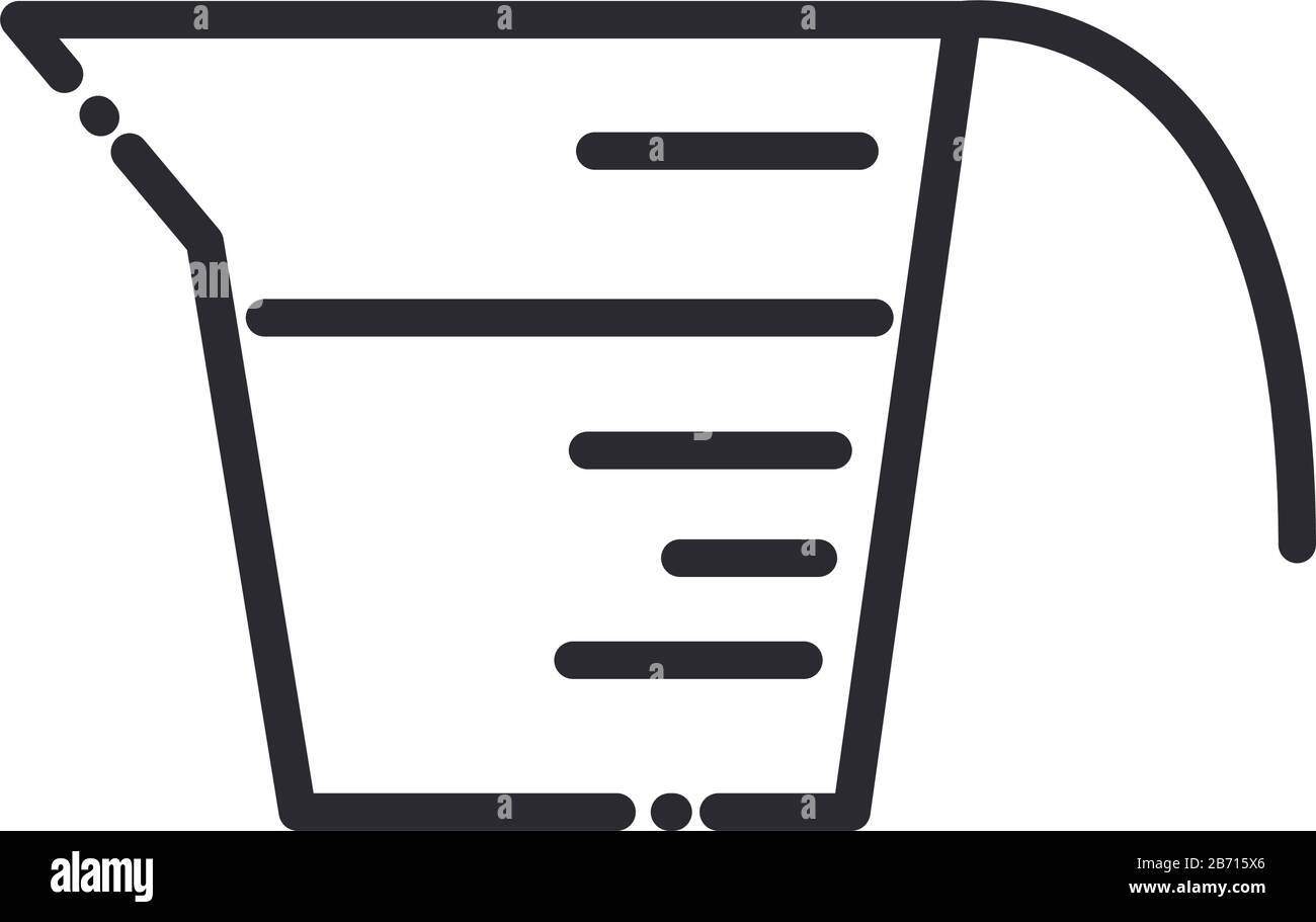 cleaning, measuring cup laundry domestic hygiene vector illustration ...