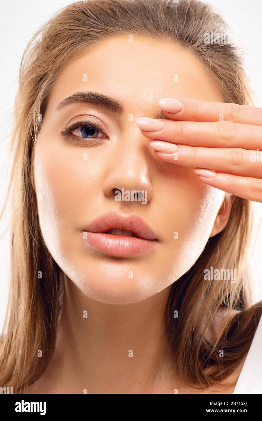 Beauty Face Big Lips Young Stock Photos & Beauty Face Big Lips Young ...