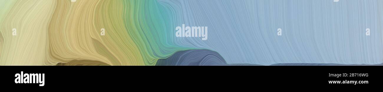 creative banner with dark gray, tan and dark khaki color. modern waves ...