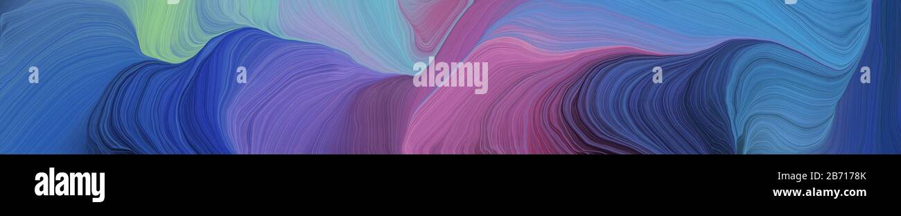 landscape orientation graphic with waves. abstract waves design with ...
