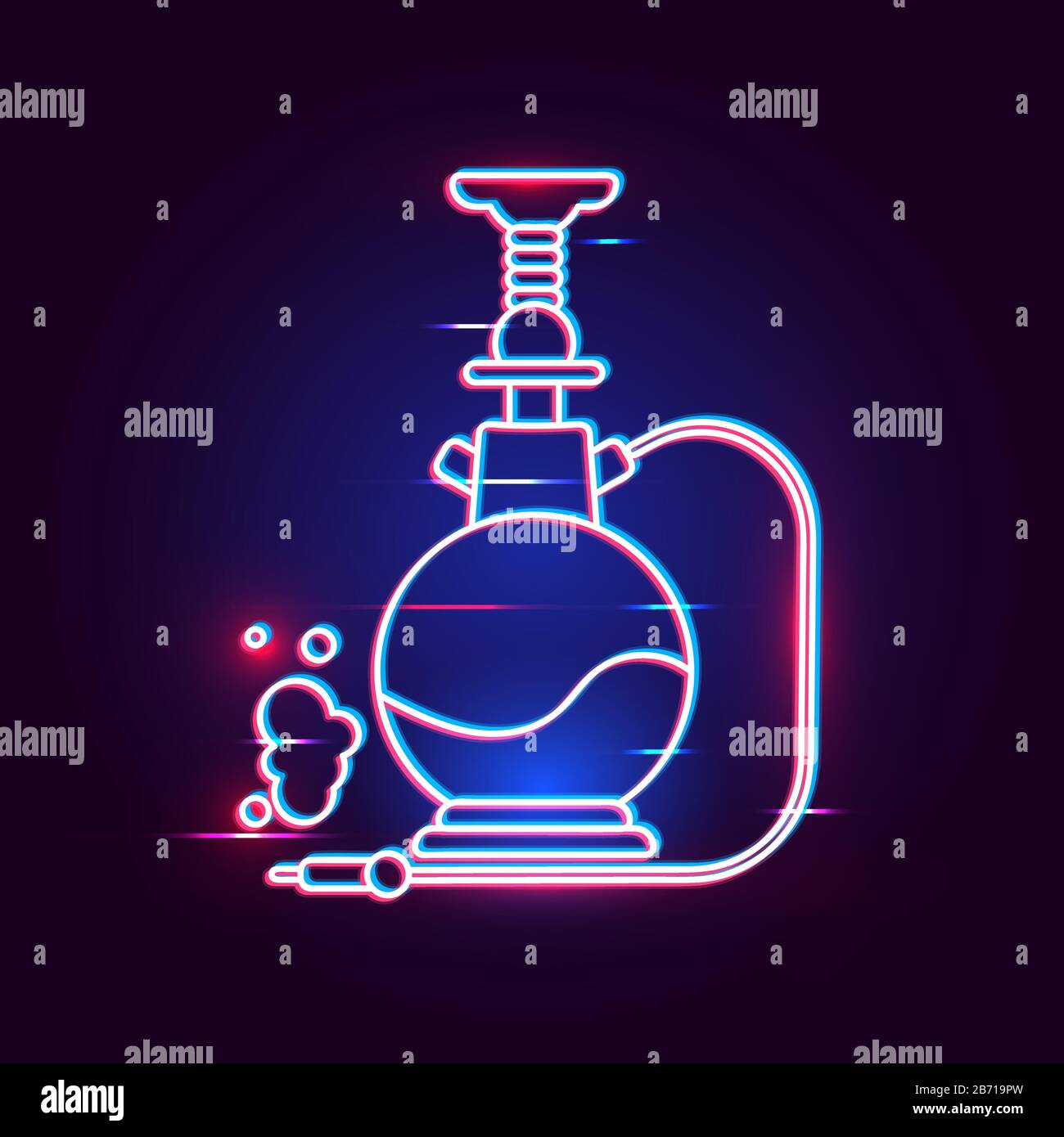 Hookah Vector Illustration Suitable For Greeting Card, Poster Or T ...