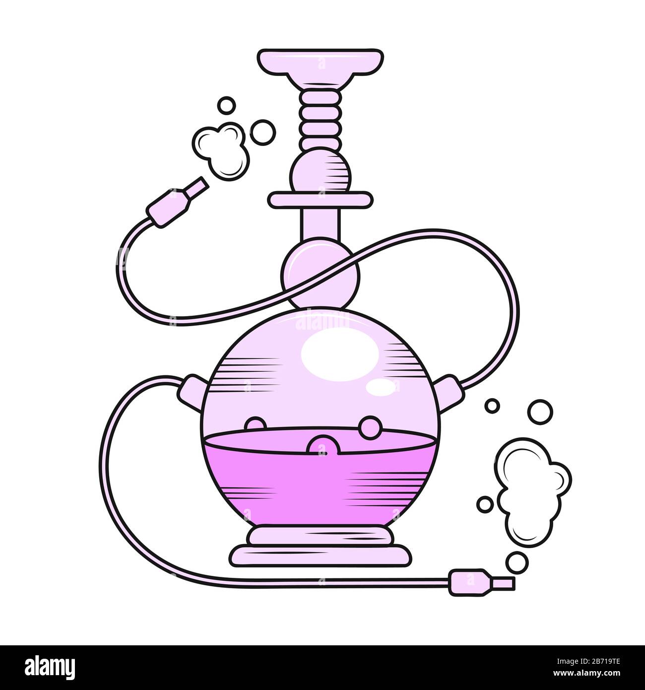 Hookah Vector Illustration Suitable For Greeting Card, Poster Or T ...