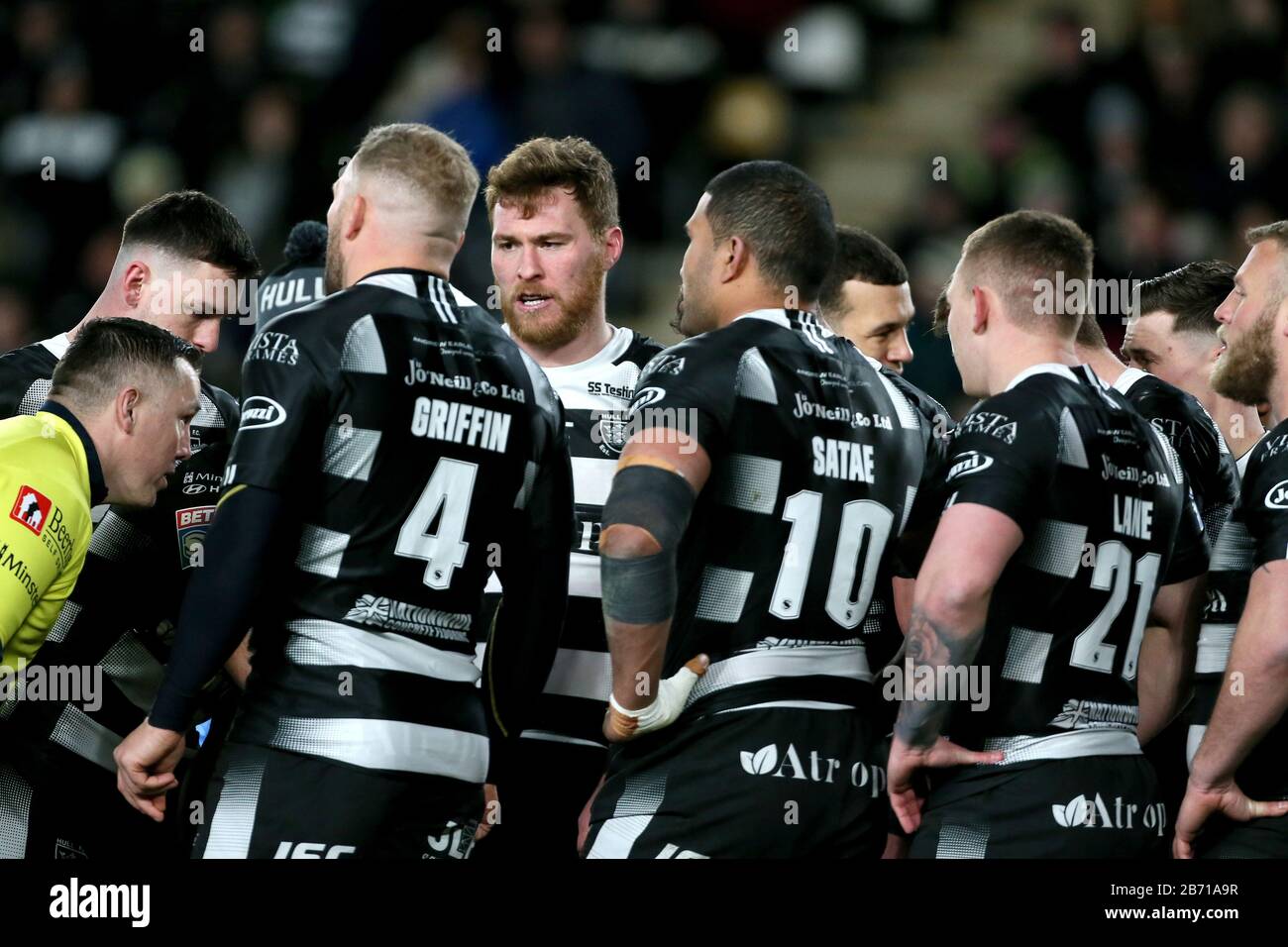 Hull FC's Scott Taylor looks on during the Betfred Super League match ...