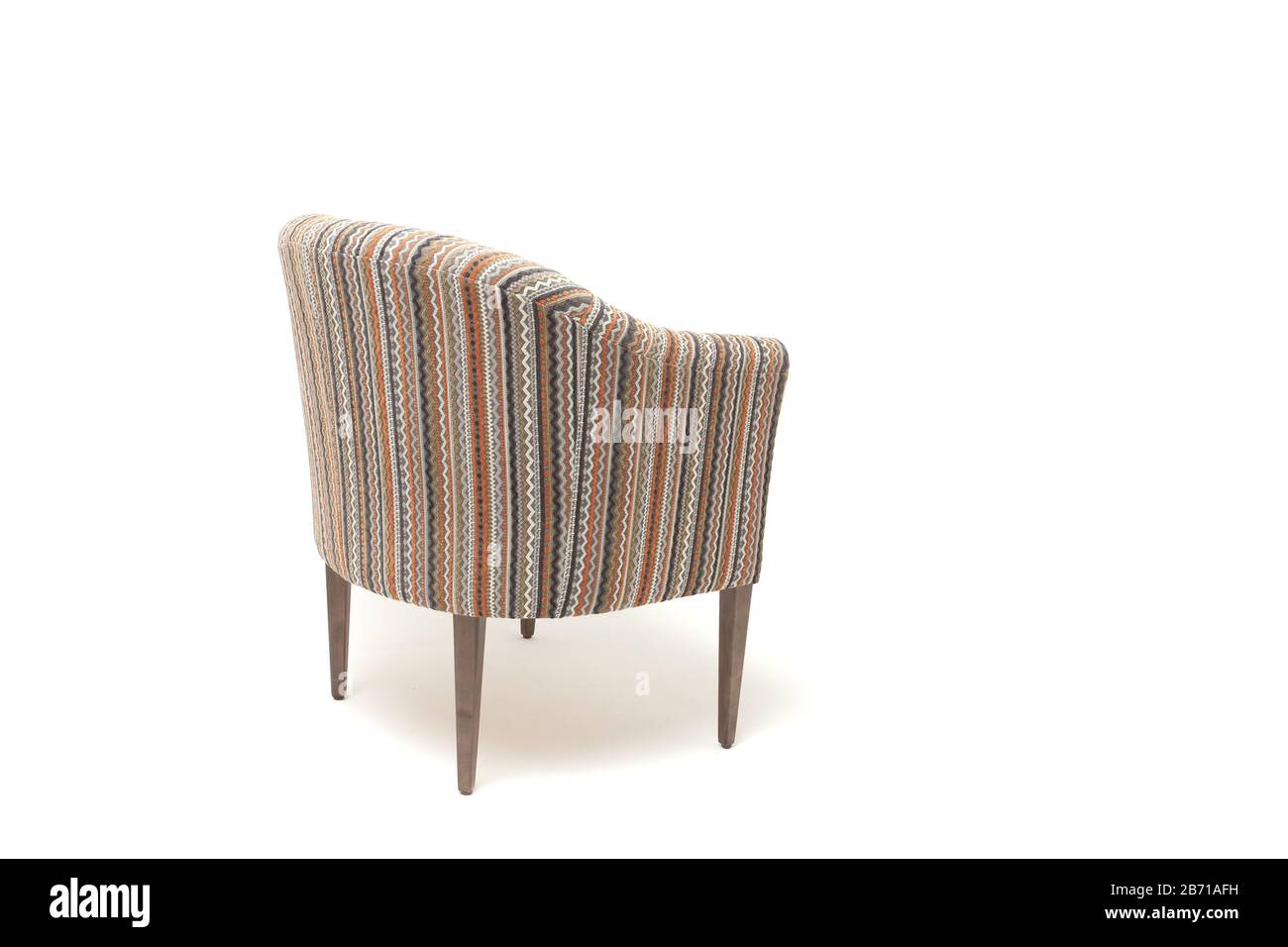 Classic soft chair. Isolated on white background Stock Photo - Alamy