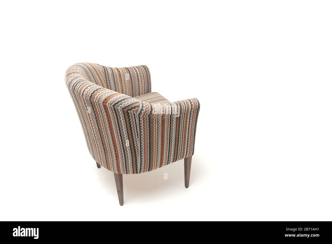 Classic soft chair. Isolated on white background Stock Photo - Alamy
