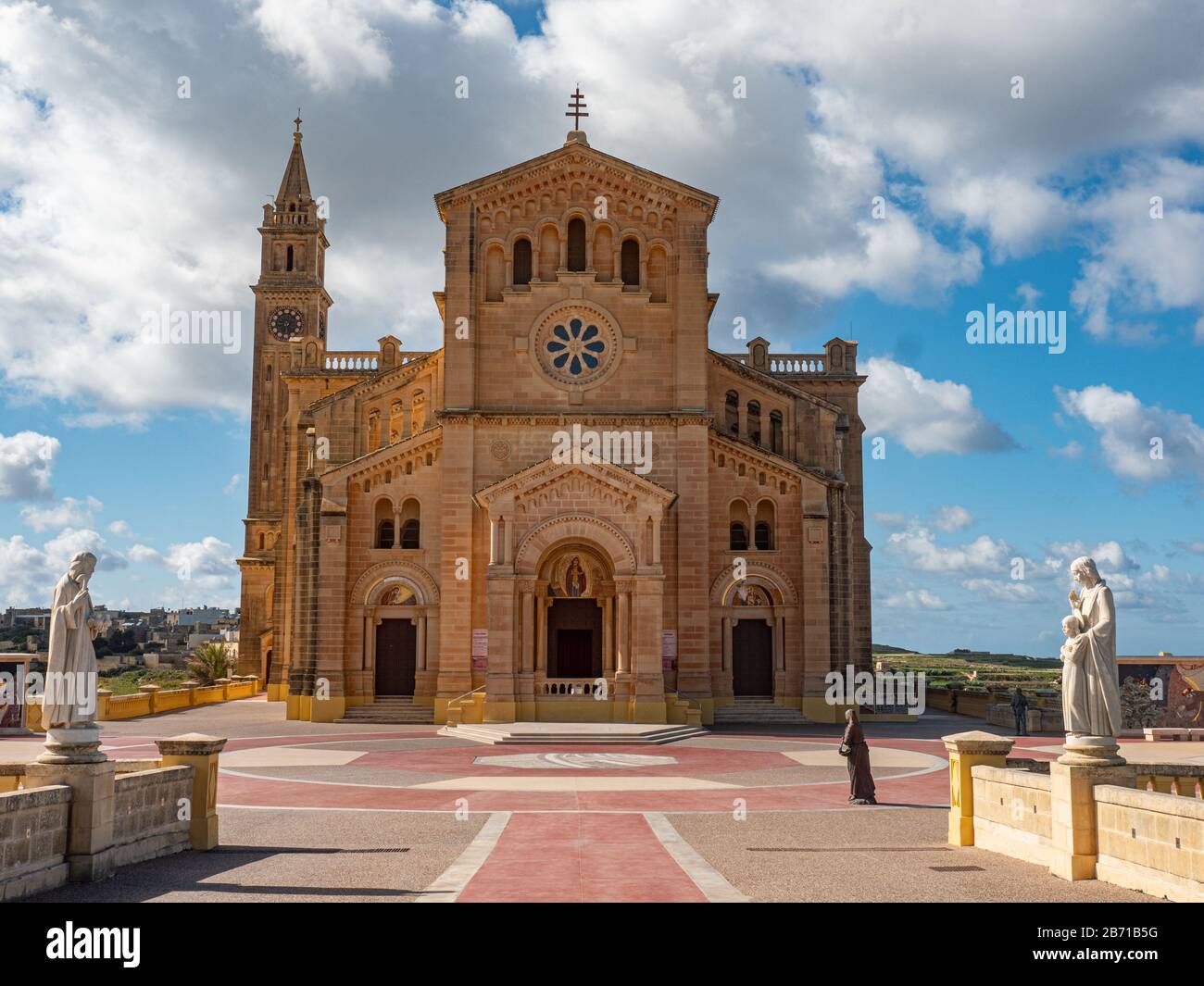 Ta Pinu Church on Gozo is a famous landmark on the island Stock Photo ...