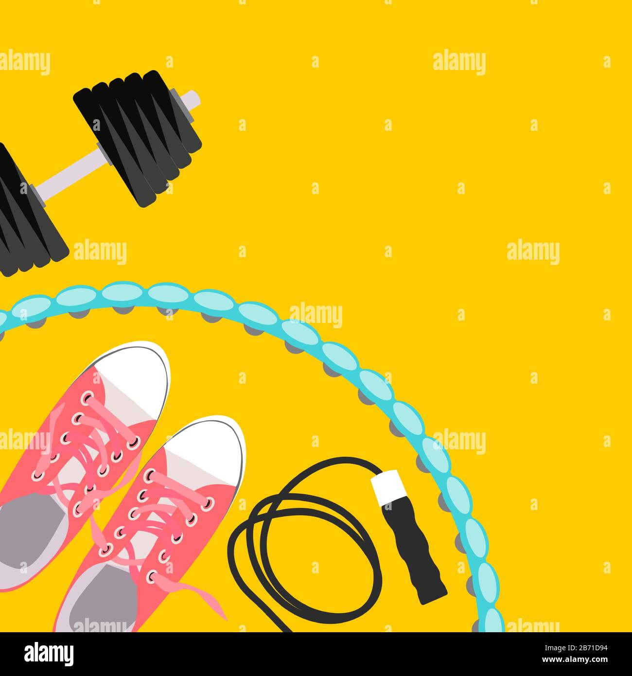 Abstract Fitness Sport Background. Vector Illustration Stock Vector ...