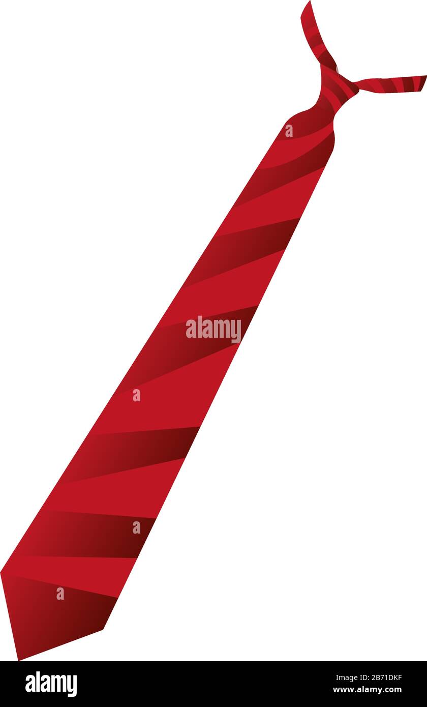 Isolated red tie image Stock Vector Image & Art - Alamy
