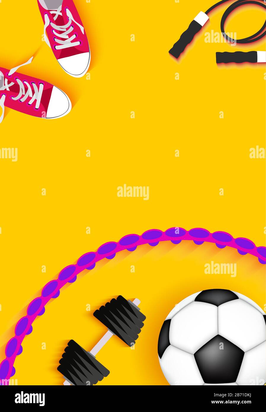 Abstract Fitness Sport Background. Vector Illustration Stock Vector ...