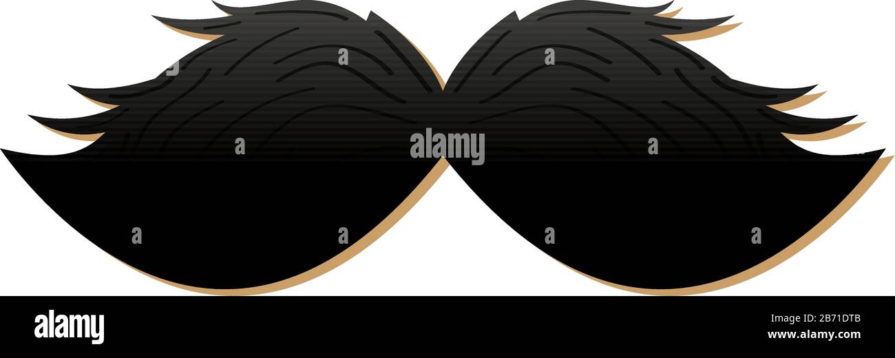 Isolated mustache image Stock Vector Image & Art - Alamy