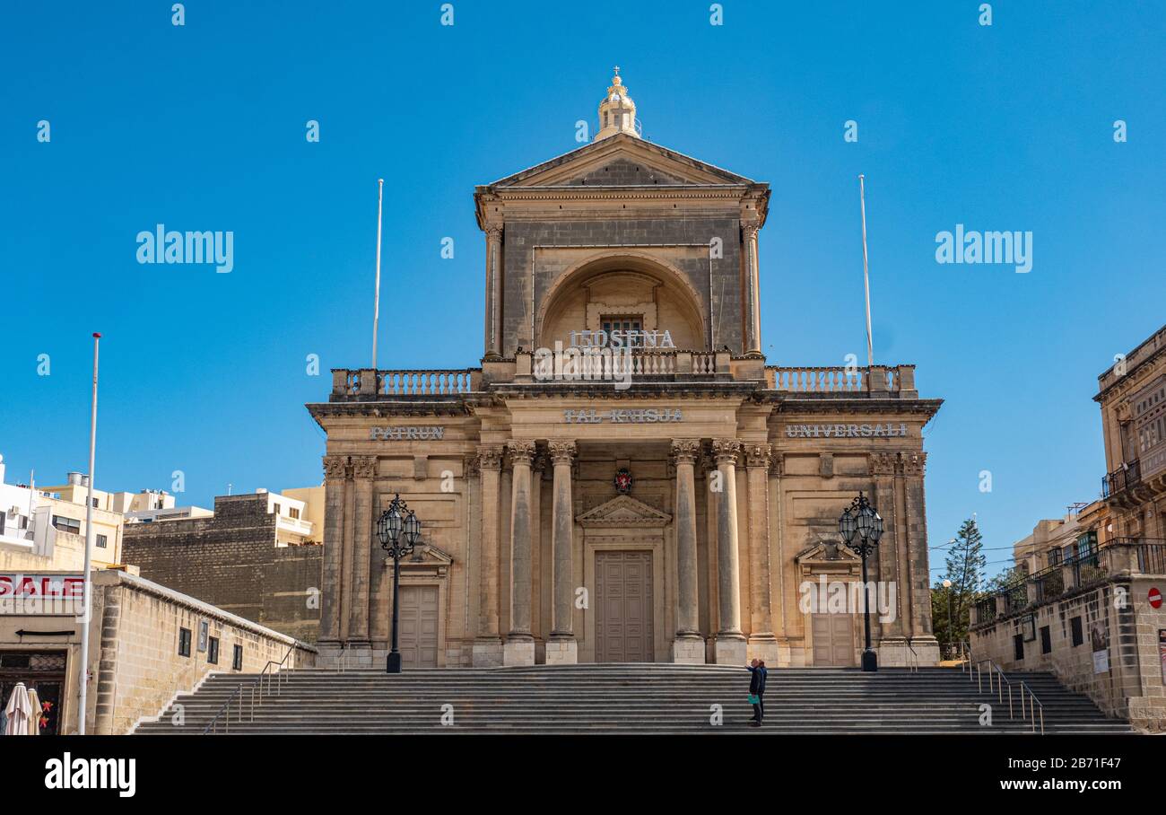 Beautiful church in the city of Kalkara Malta - MALTA, REPUBLIC OF ...