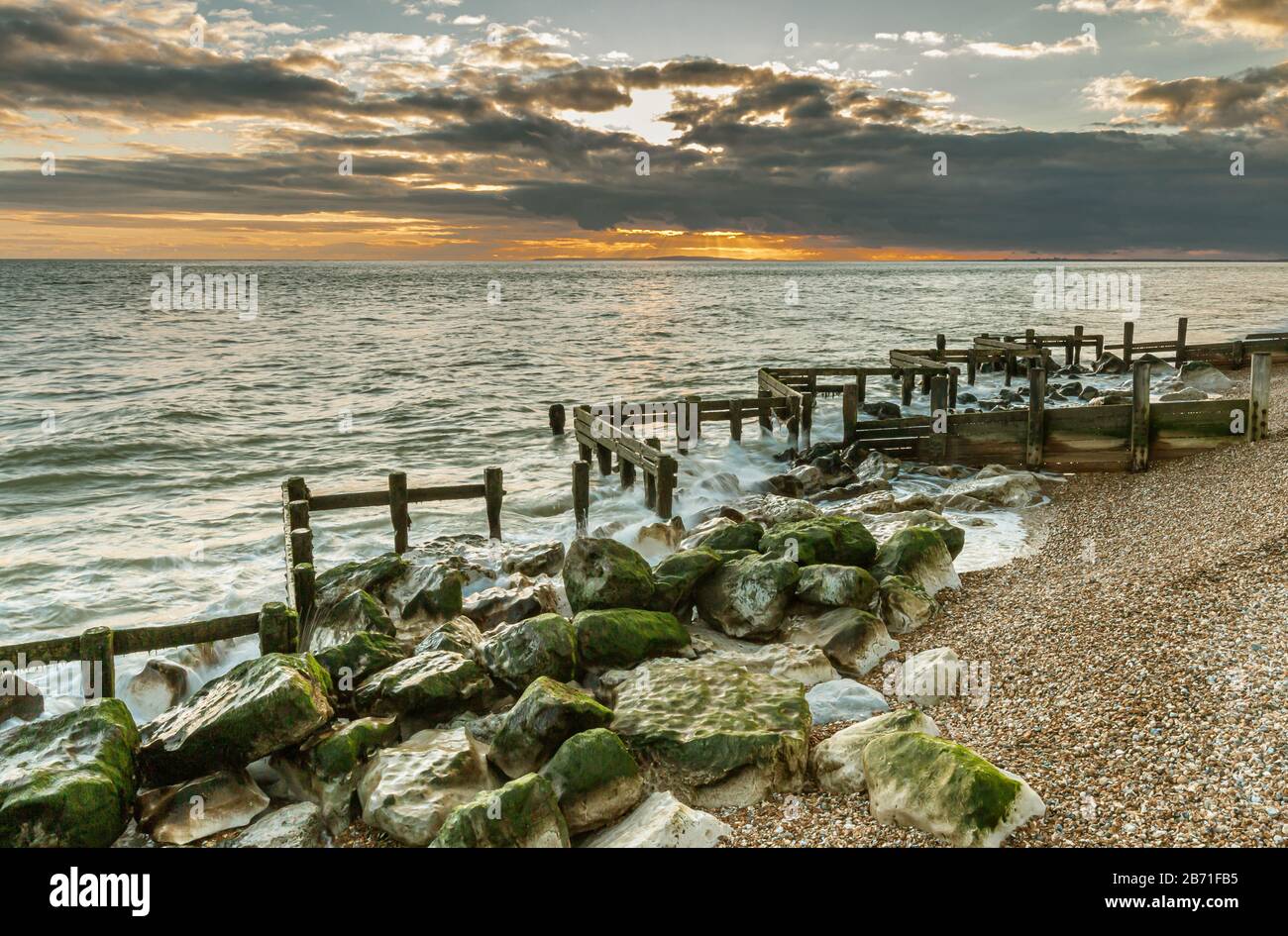 Sea defences seascape landscape hi-res stock photography and images - Alamy