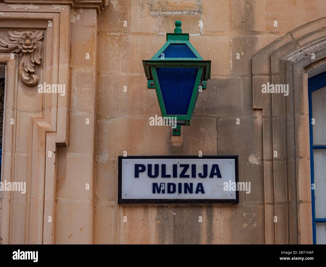 Police station in Mdina the former capital city of Malta - MALTA ...