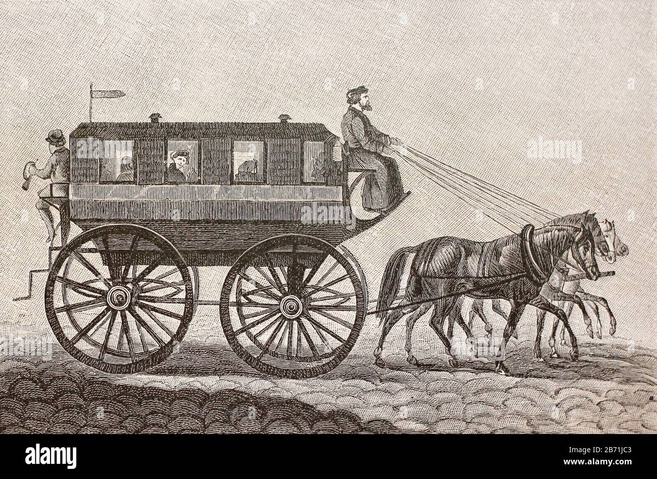 19th century horse drawn stagecoach hi-res stock photography and images - Alamy