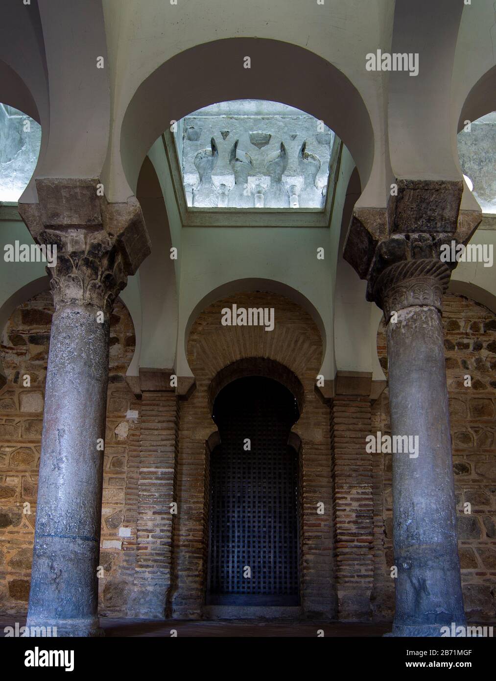 The Mosque of Cristo de la Luz in Toledo, Spain. Built in 999, The ...