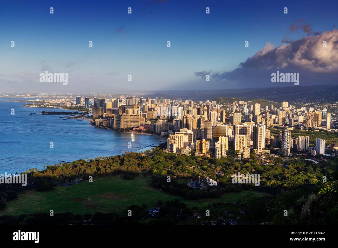 United States of America, Hawaii, Oahu island, Honolulu, Waikiki Stock ...