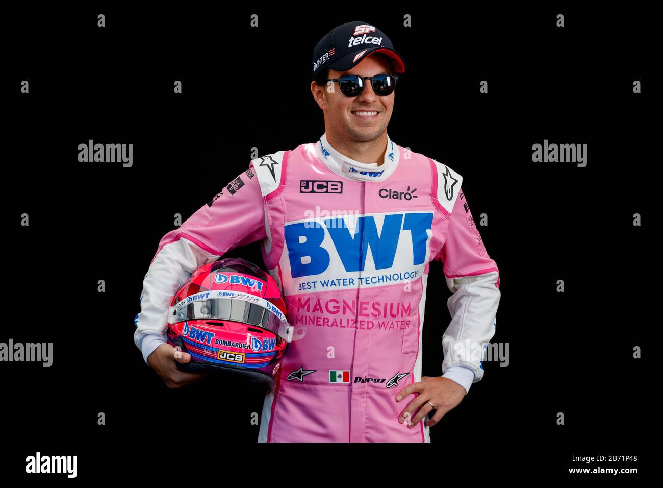 The Helmet Of Sergio Perez High Resolution Stock Photography and Images ...