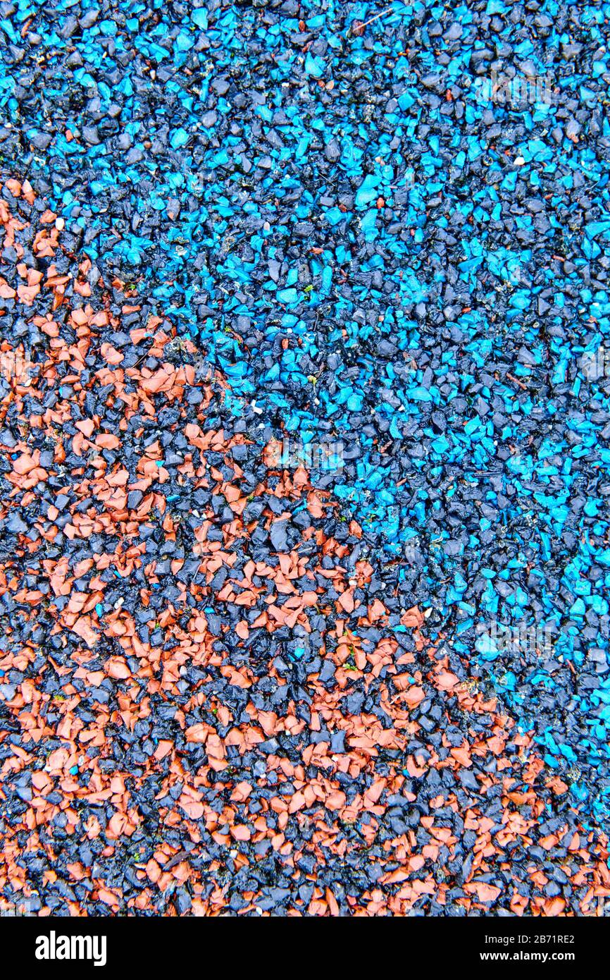 Texture of asphalt road background with colored pebbles, Abstract ...