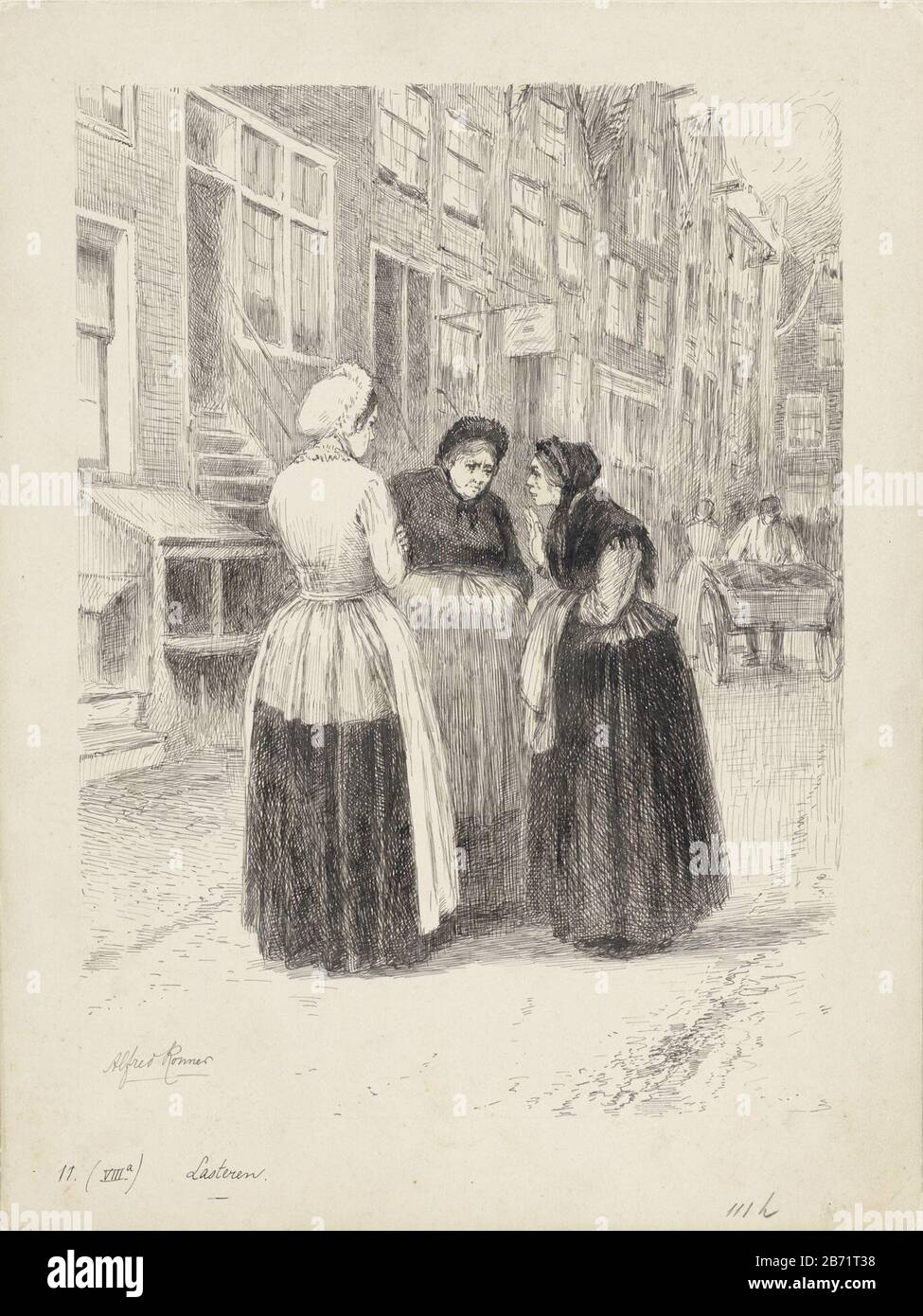 Lasteren Illustration for airy Sketches from the People's Lives' by A.F ...