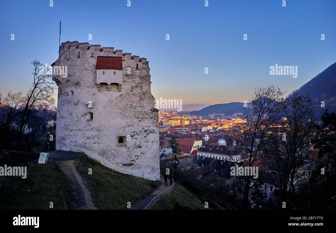Old town brasov panorama hi-res stock photography and images - Alamy