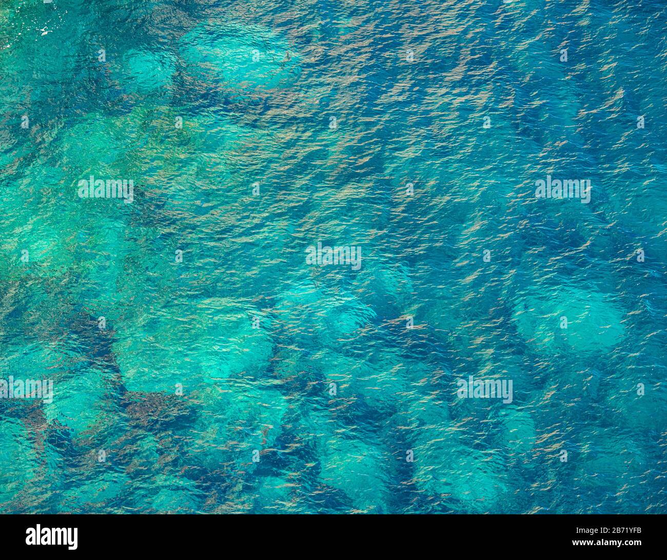 Amazing blue water at Blue Grotto on Malta Stock Photo - Alamy