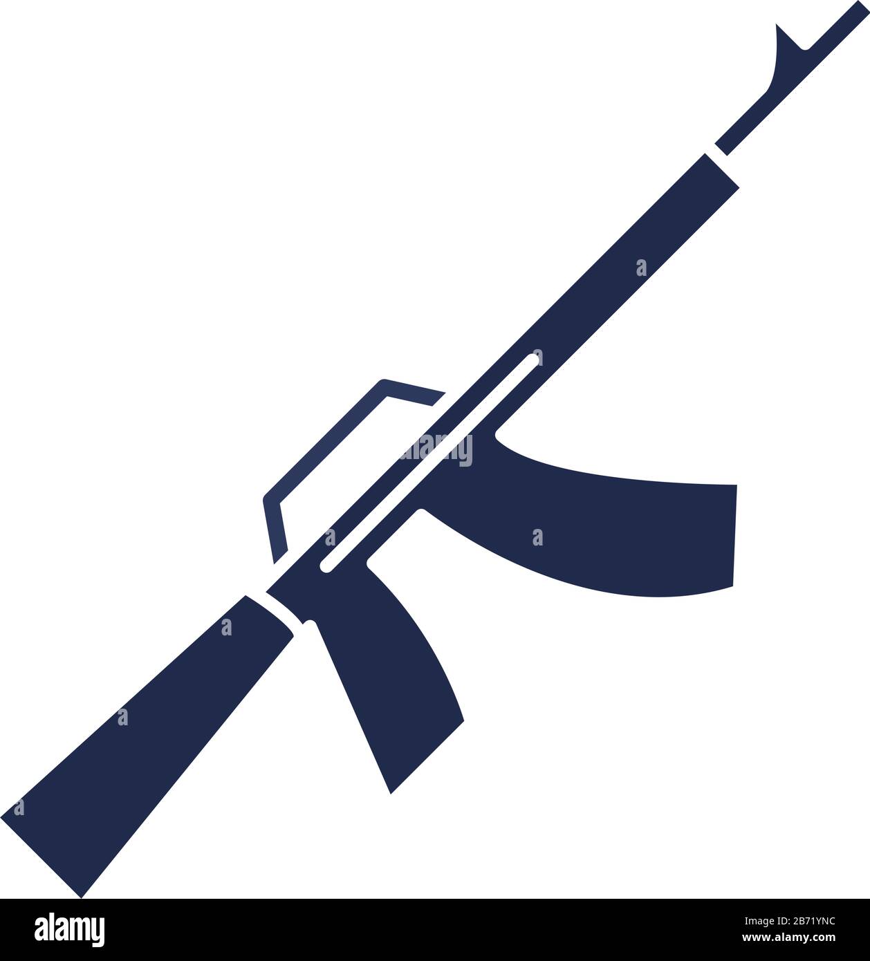 memorial day gun military american celebration vector illustration ...