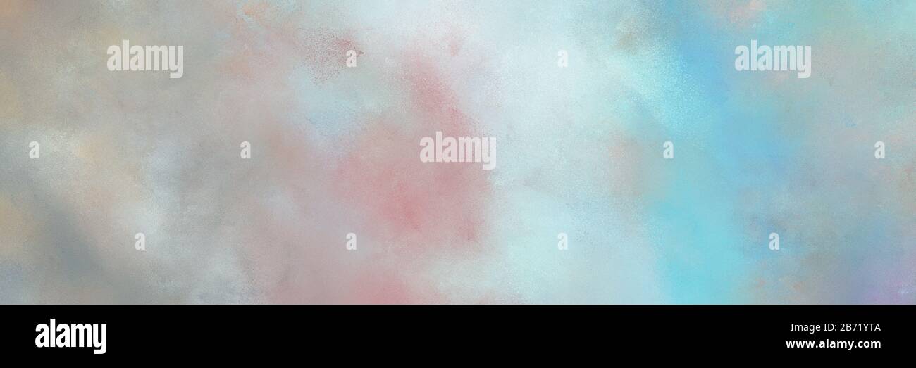 abstract painted art grunge horizontal background with ash gray, powder ...
