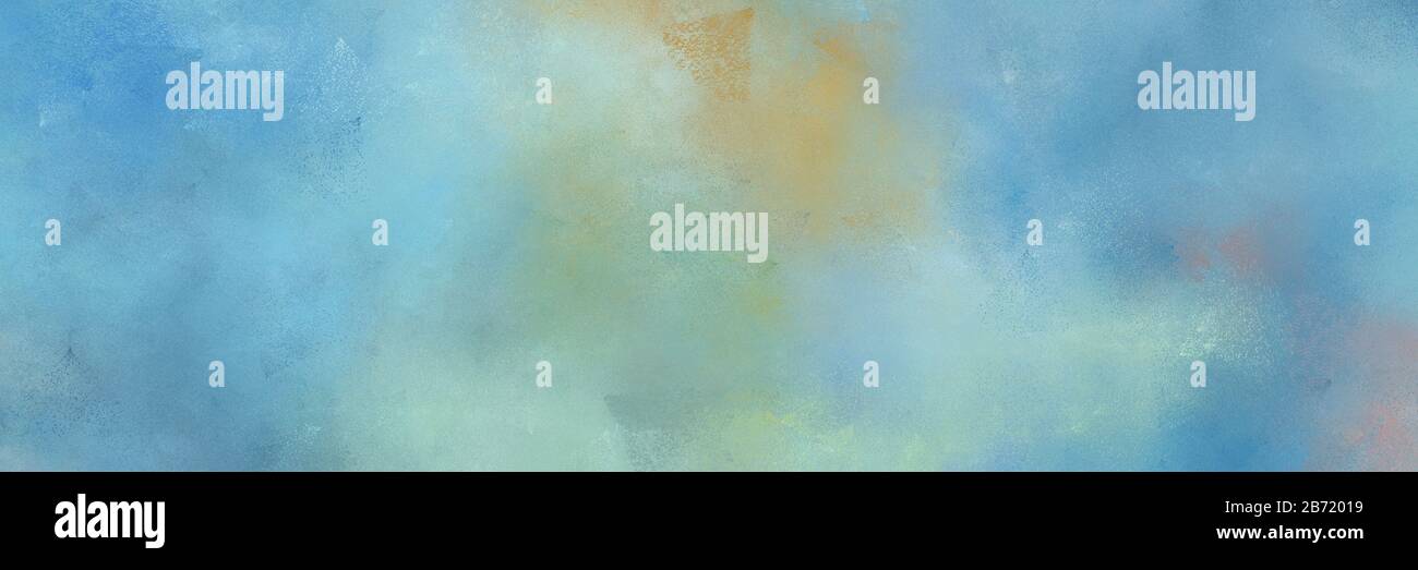 painted decorative horizontal header with medium aqua marine, ash gray ...