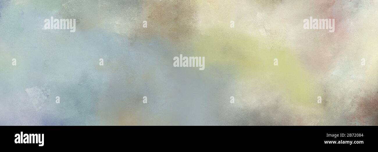 painted retro horizontal banner background with ash gray, dark gray and ...