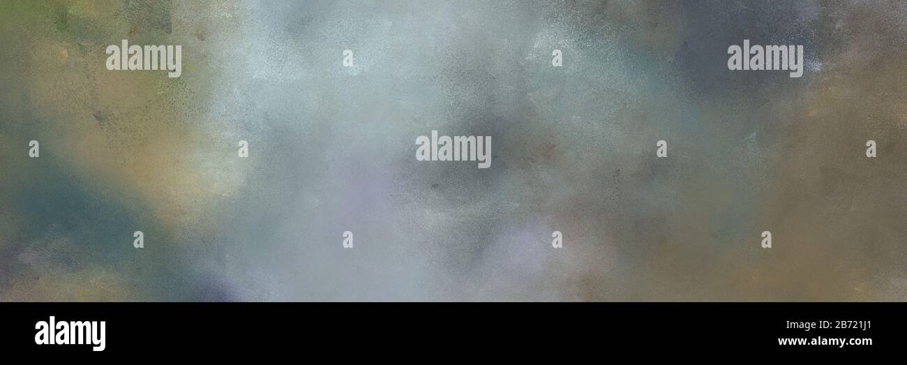 vintage painted art grunge horizontal background banner with gray gray ...