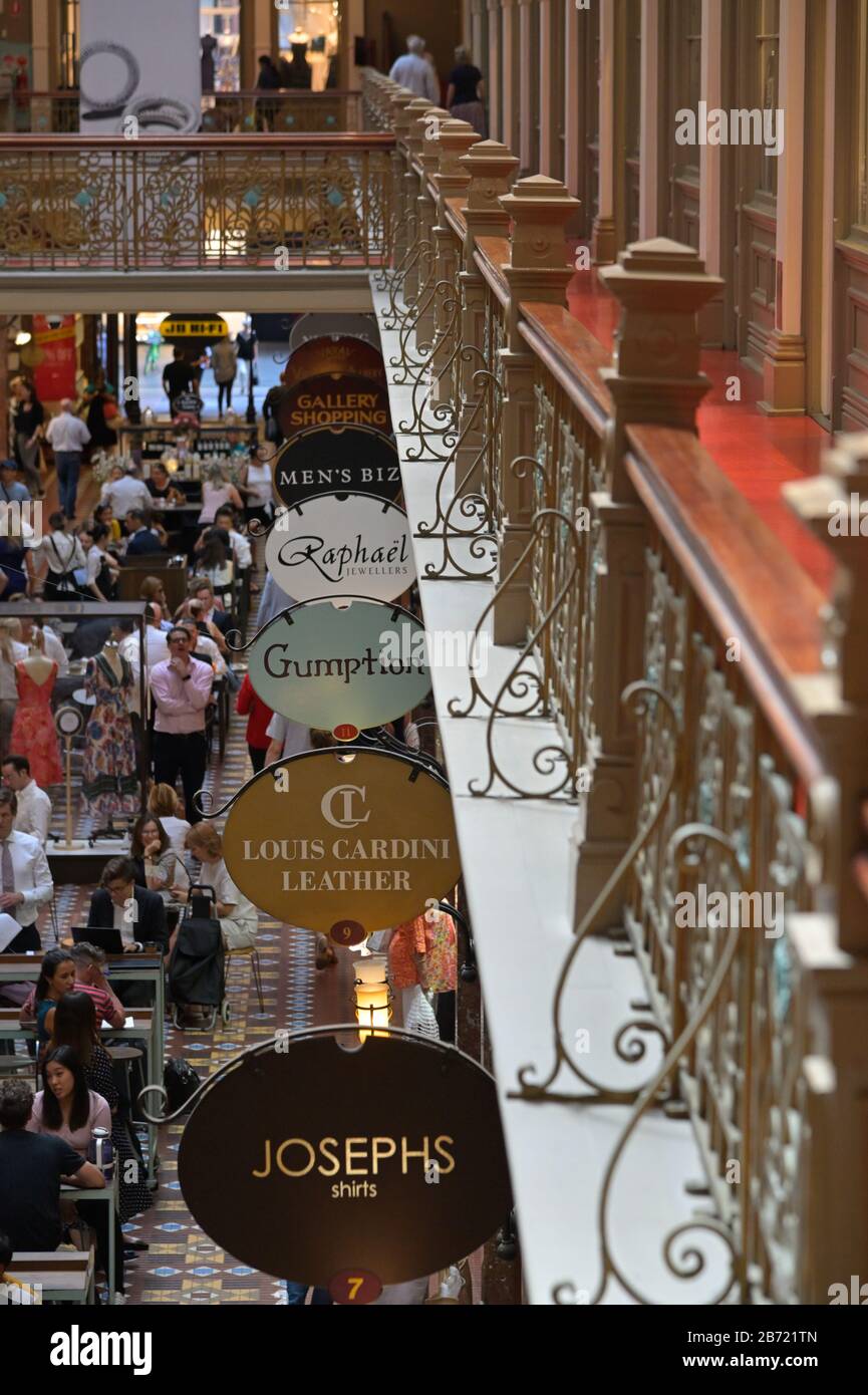 The historic Strand Arcade, Sydney NSW Stock Photo - Alamy