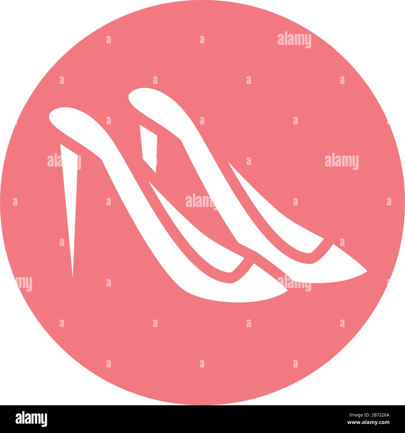 Block heels Stock Vector Images - Alamy