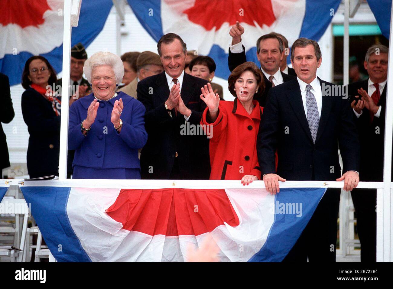Austin Texas USA, January 1995: from right, newly inaugurated Texas Gov ...