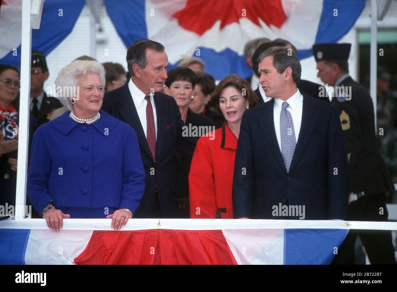 Austin Texas USA, January 1995: from right, newly inaugurated Texas Gov ...
