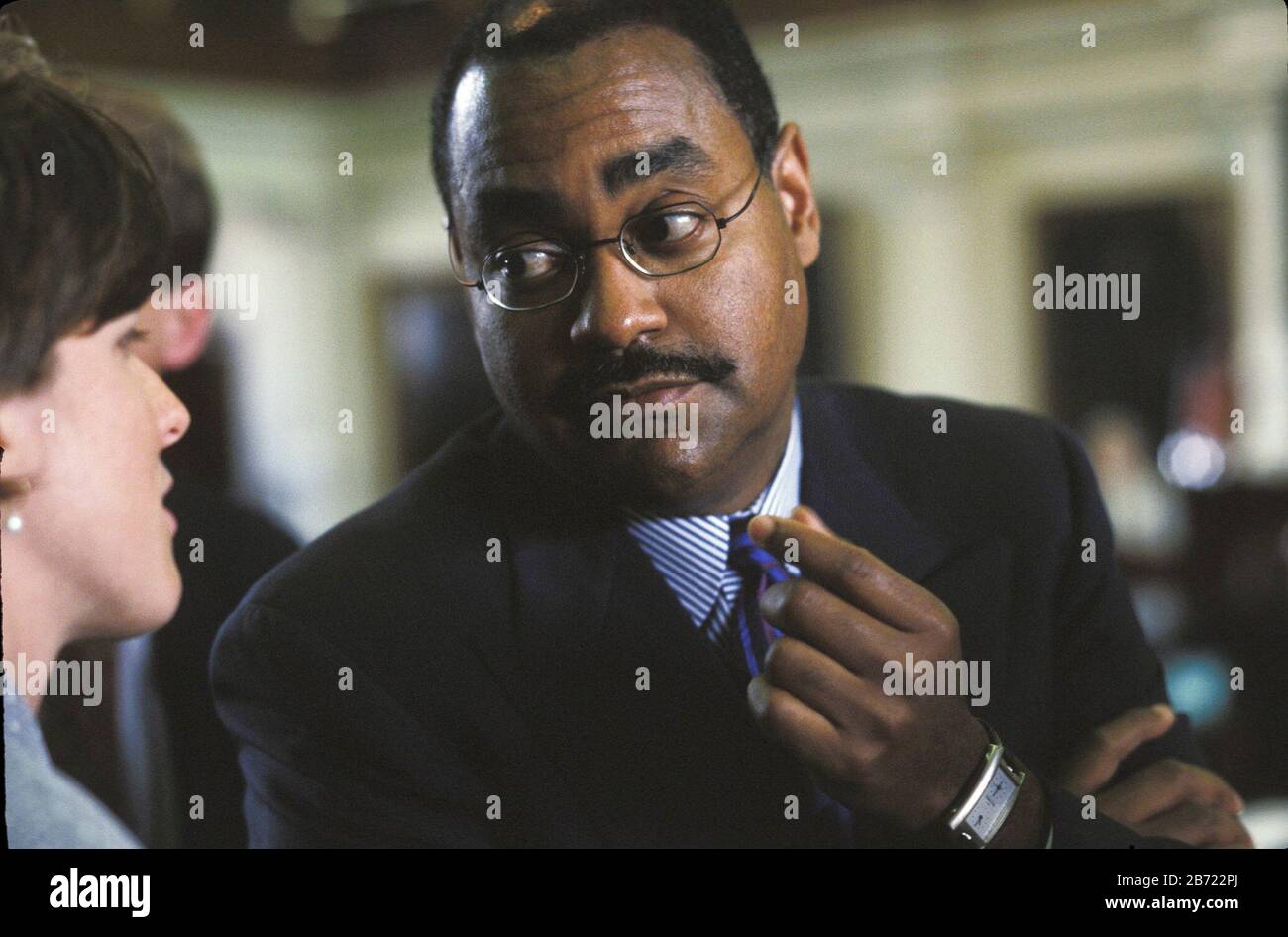 Black elected official on floor of texas senate hi-res stock ...