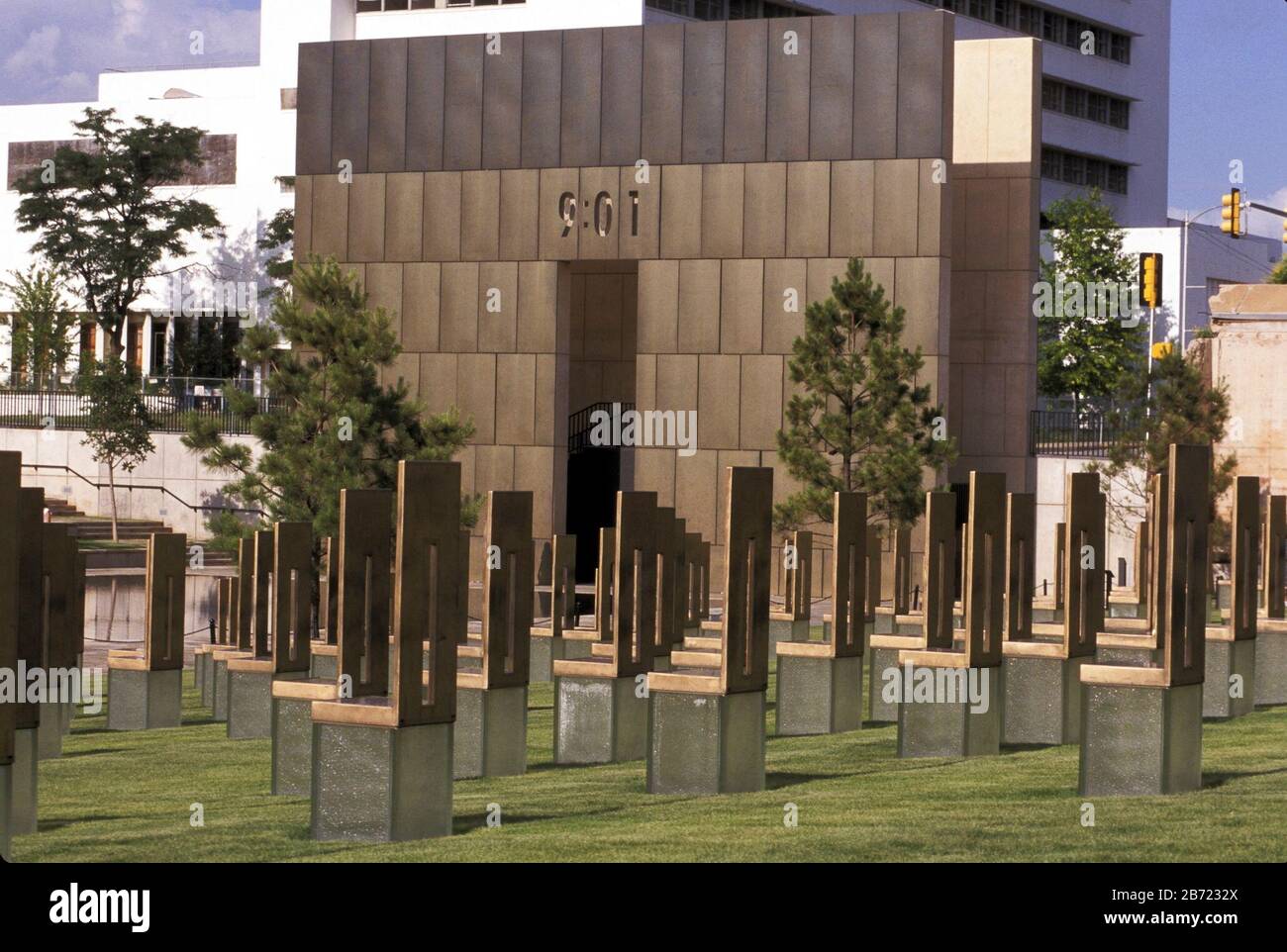 Oklahoma City, Oklahoma: Murrah Federal Building Bombing Site Memorial ...