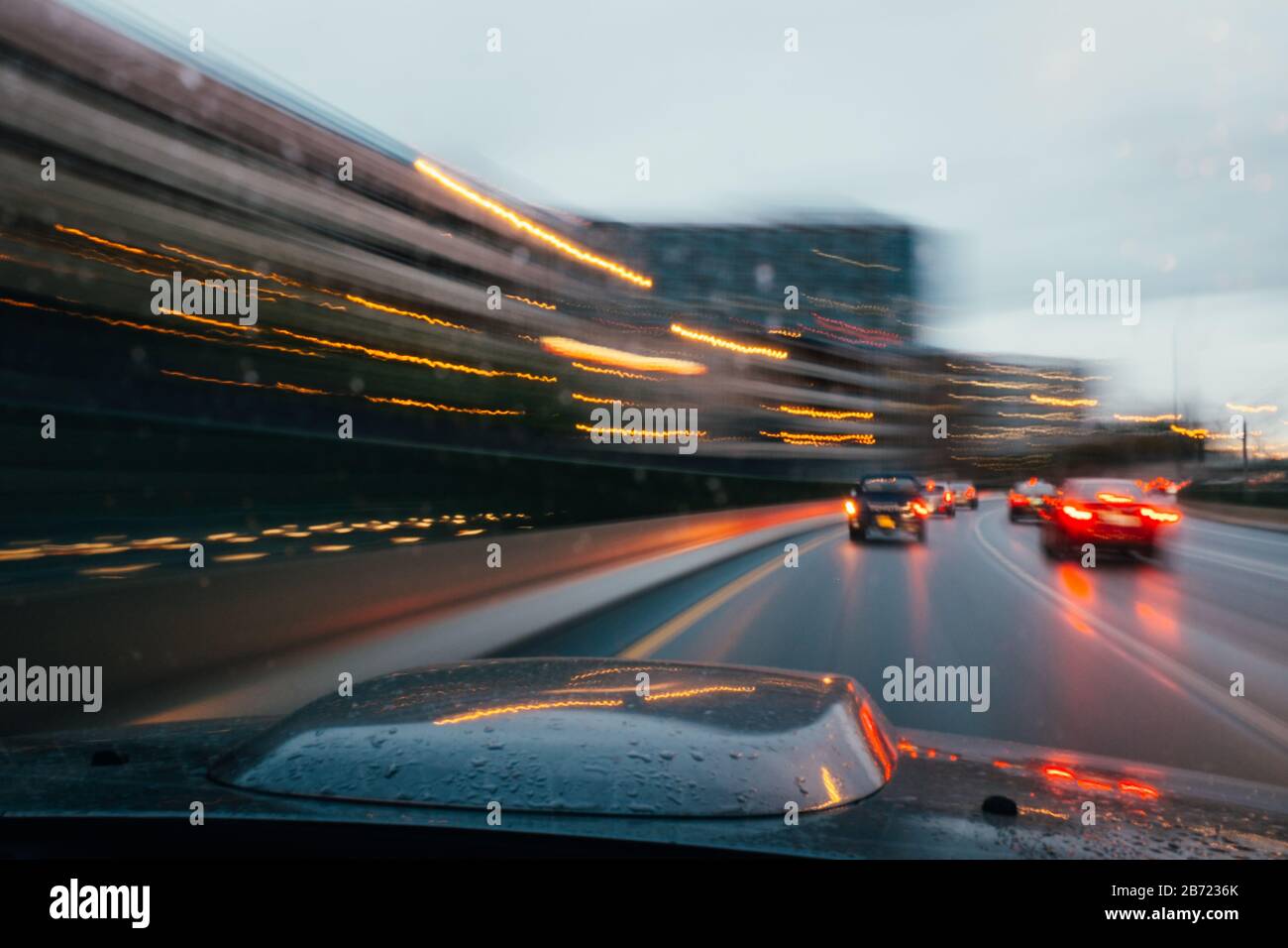 Ford Mustang speeding Stock Photo - Alamy