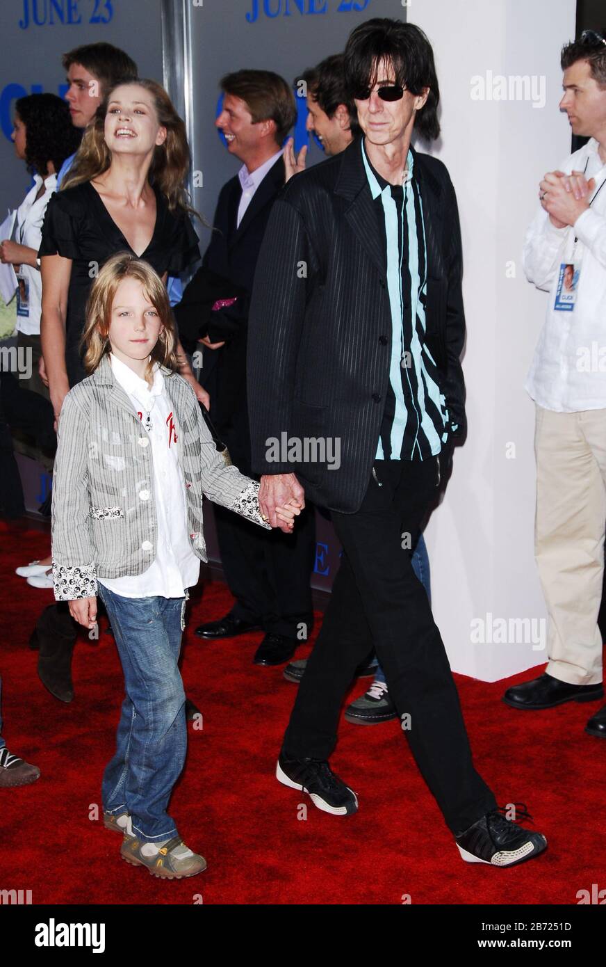 Ric Ocasek, of the Cars and his Son at the Los Angeles Premiere of ...
